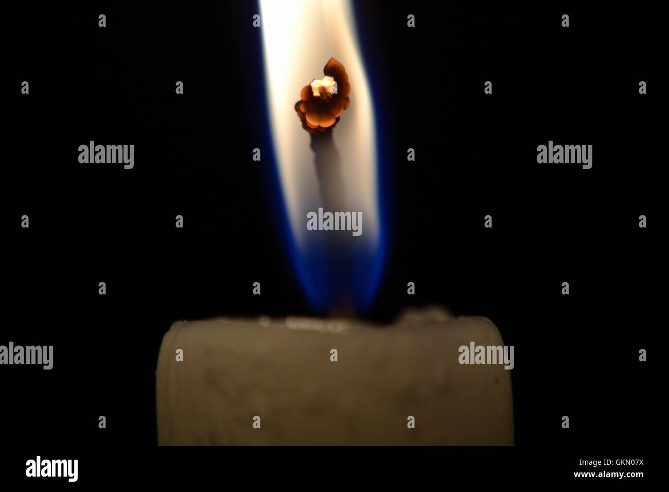 Candle burning wick hi-res stock photography and images - Alamy