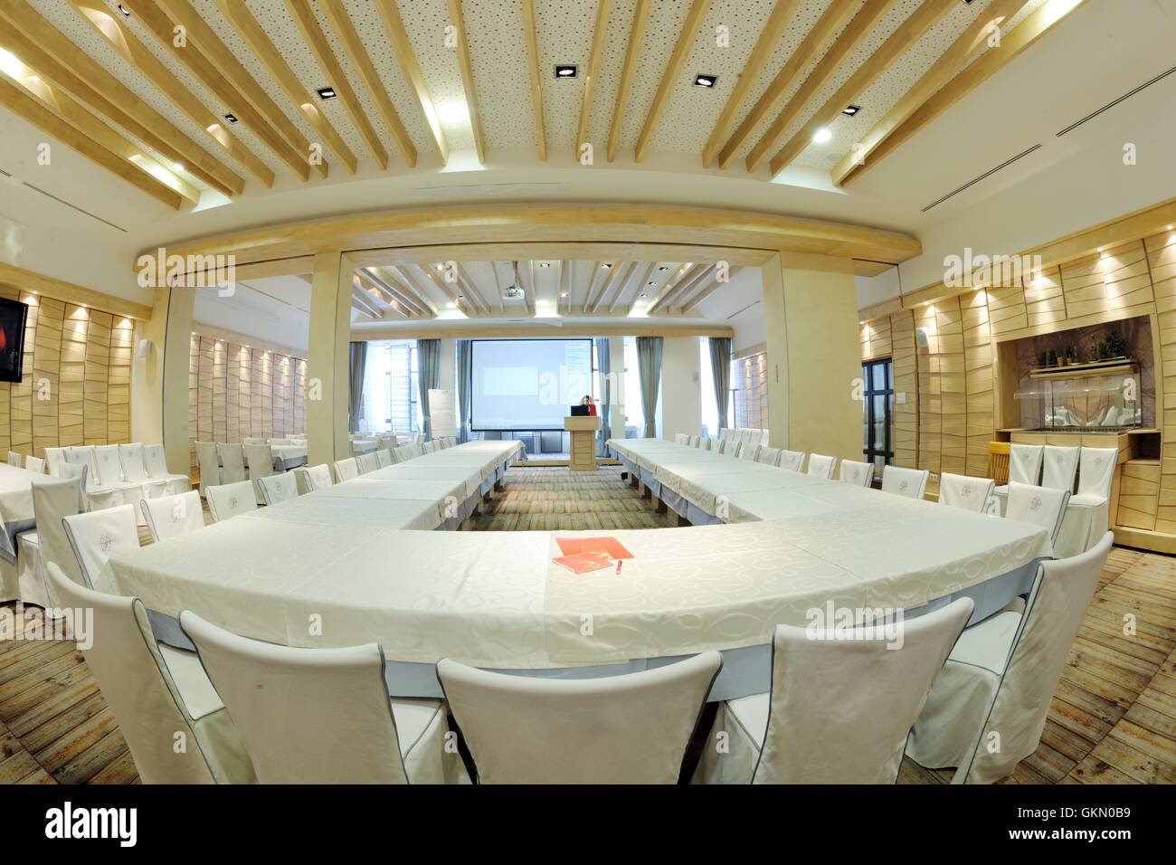 Empty business conference room Stock Photo - Alamy