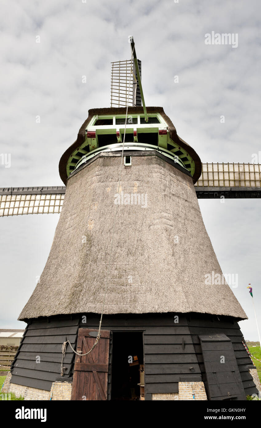 Restored ancient stone windmill hi-res stock photography and images - Alamy