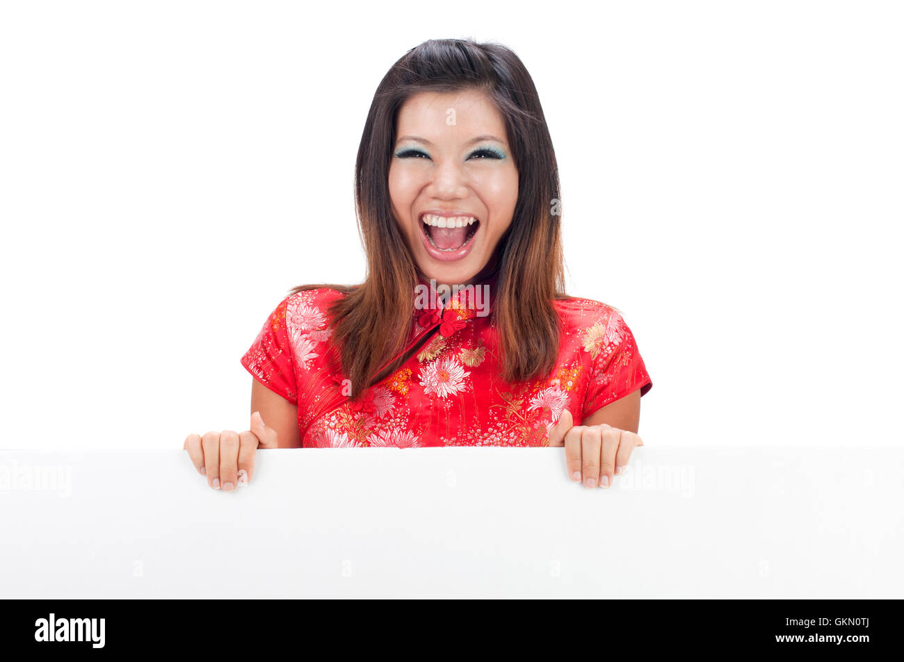 Girl holding spring poster hi-res stock photography and images - Alamy