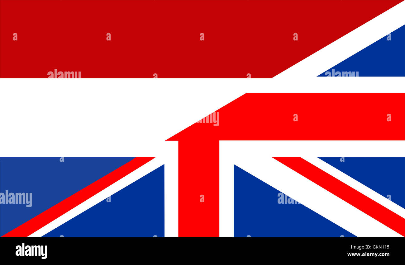 uk netherlands flag Stock Photo - Alamy