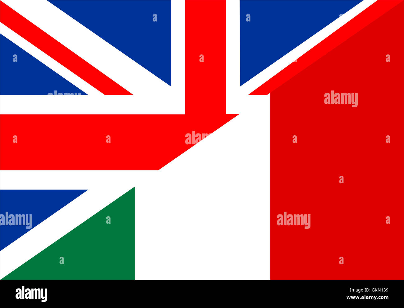 uk italy flag Stock Photo - Alamy