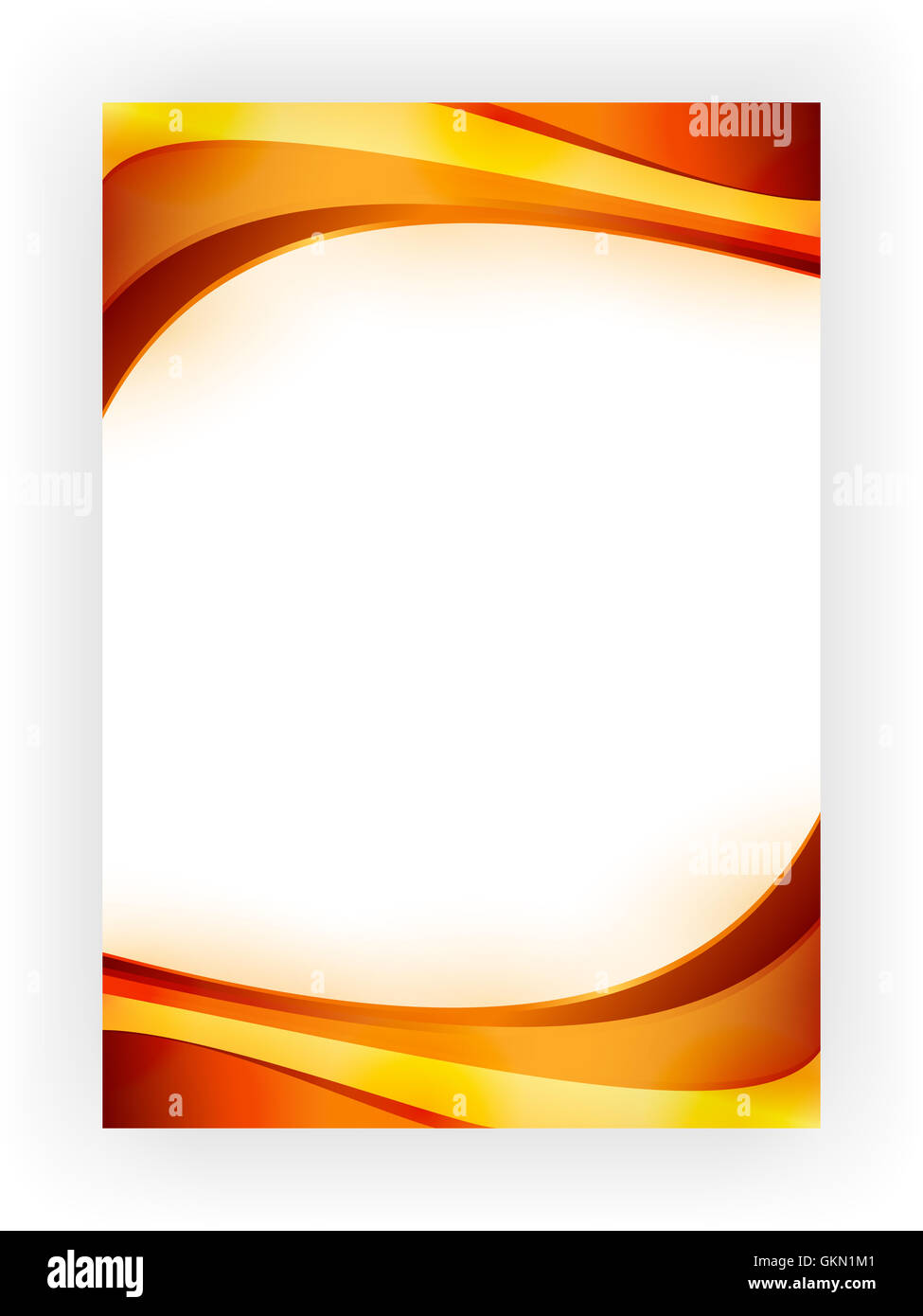 Business template with wave pattern Stock Photo - Alamy