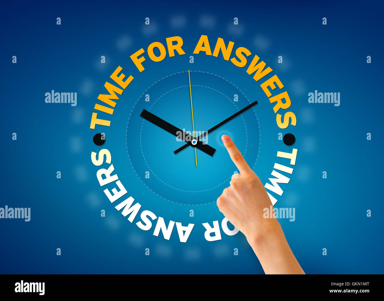 Time for Answers Stock Photo - Alamy