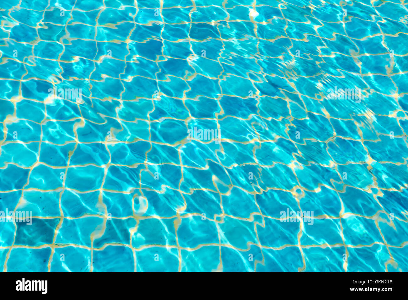 Waves on a surface of water in pool Stock Photo - Alamy