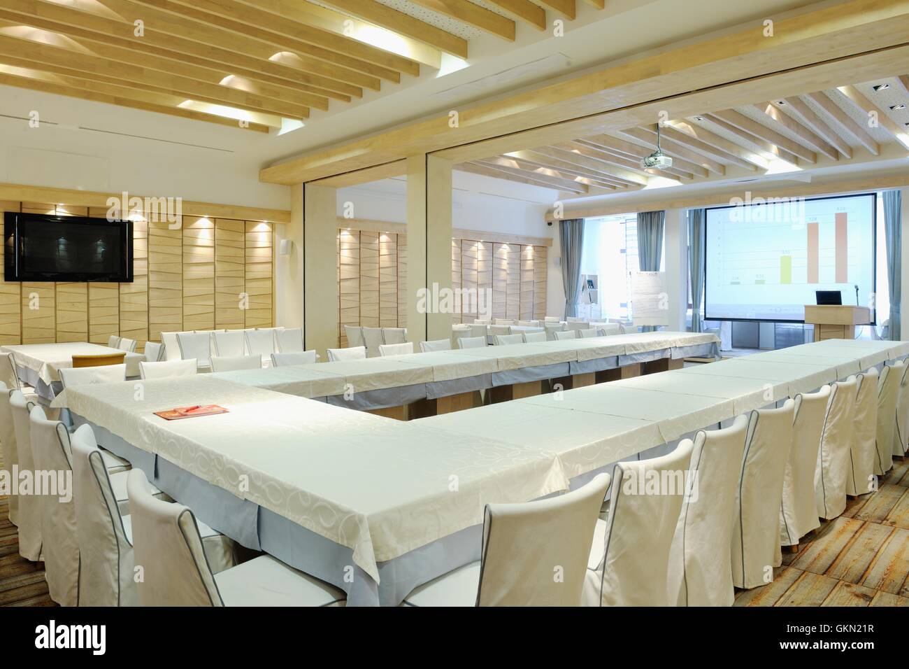 Empty business conference room Stock Photo - Alamy