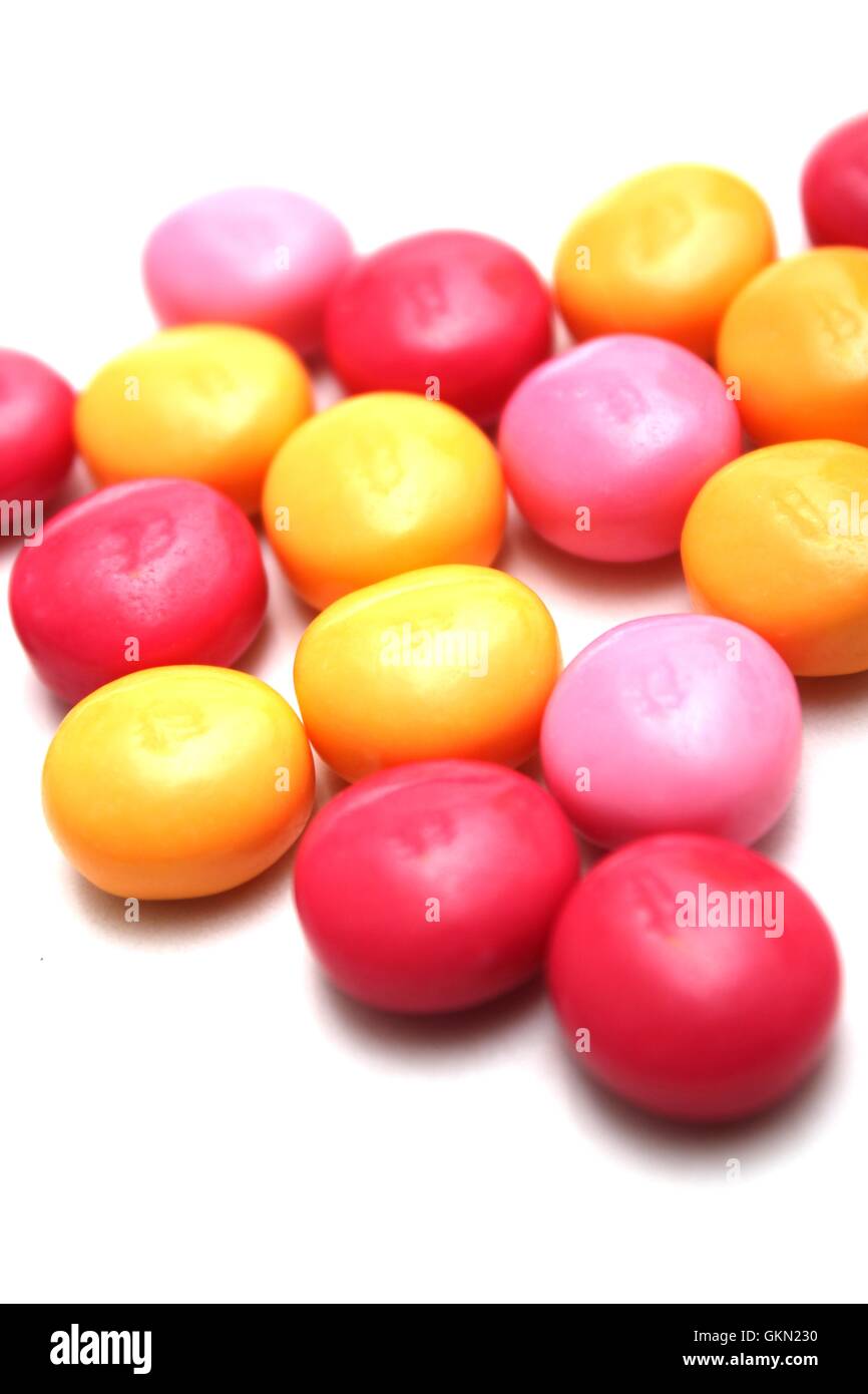 colourful isolated candy drops Stock Photo - Alamy