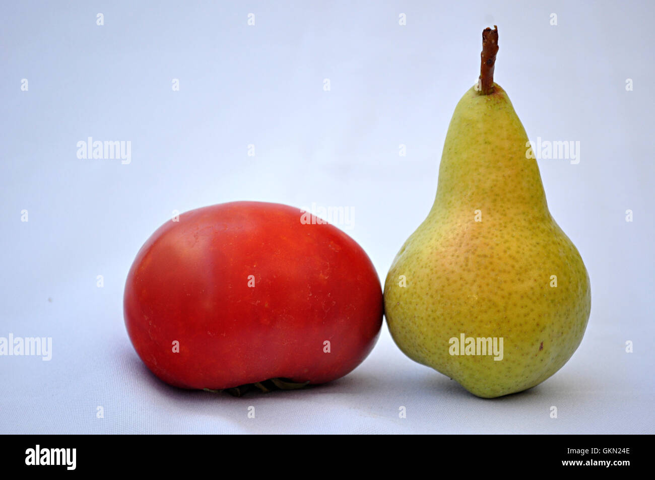 tomato and pear Stock Photo - Alamy