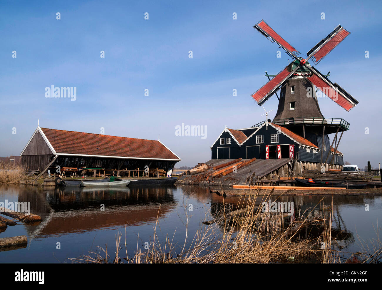 Mill de Rat in IJlst Stock Photo - Alamy