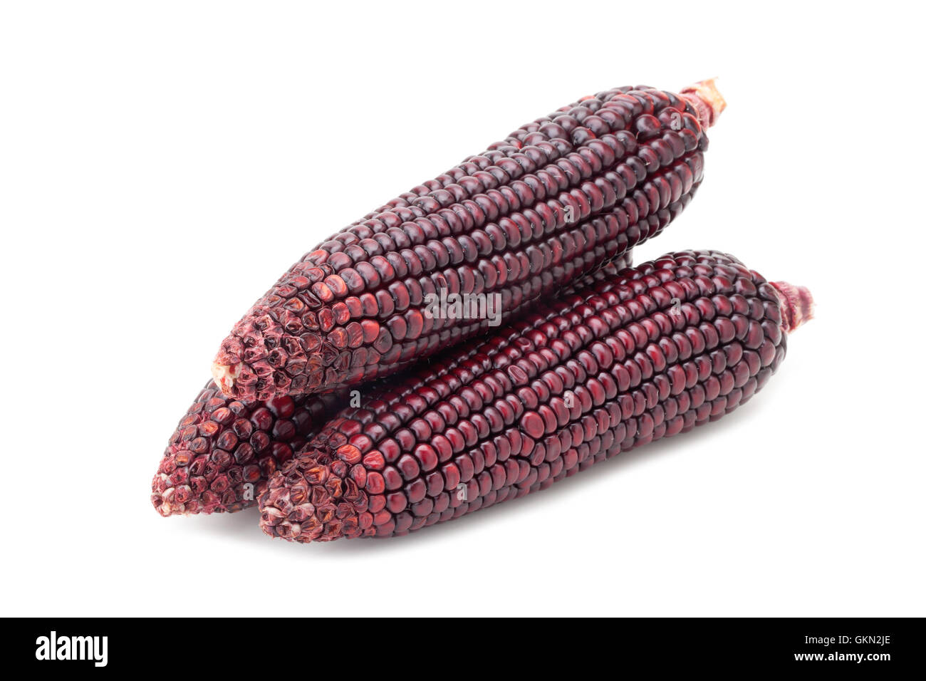 purple corn isolated on white background Stock Photo - Alamy