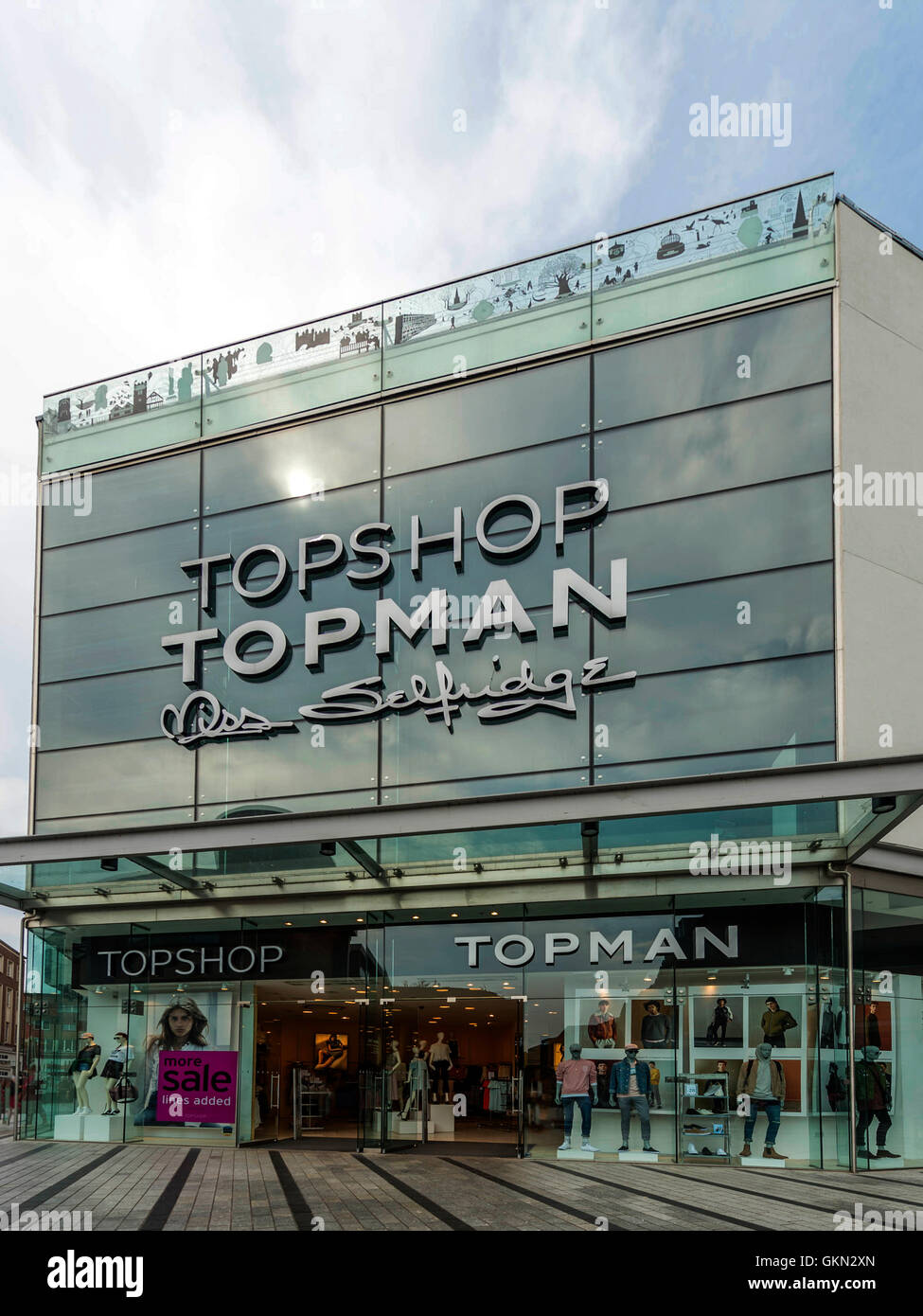 Topman Retail Outlet, Exeter City Centre, Devon Stock Photo - Alamy