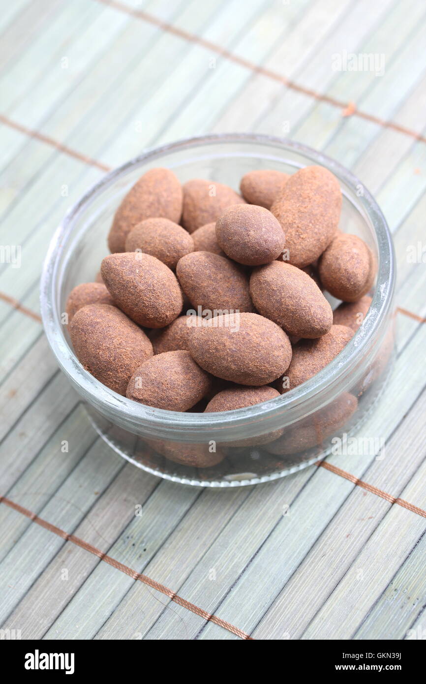 cinnamon almond snacks Stock Photo - Alamy