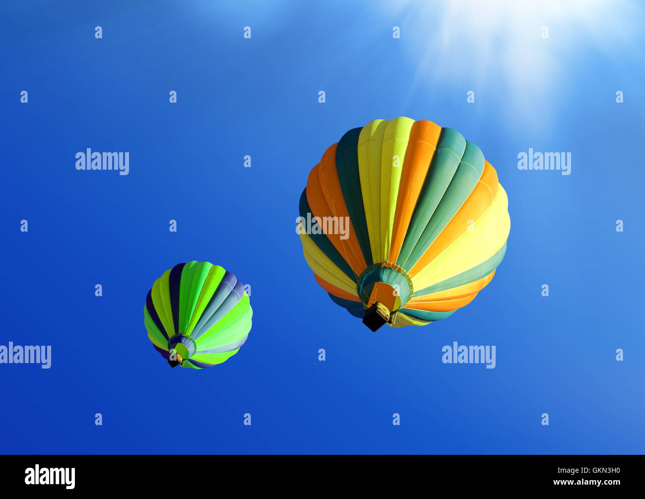 colorful air balloons Stock Photo - Alamy