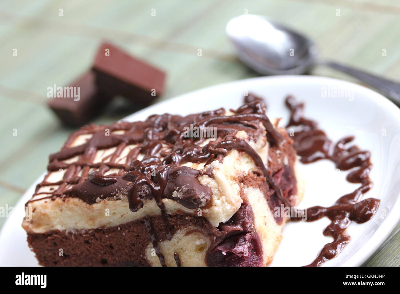 danube wave cake Stock Photo - Alamy