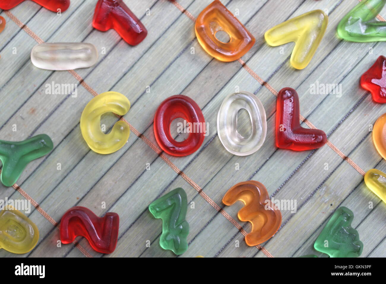 sweet letters cool Stock Photo - Alamy