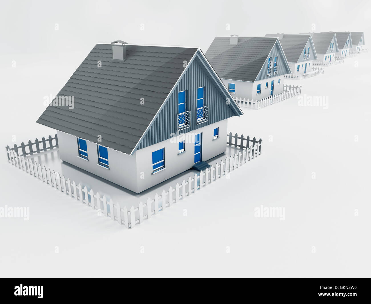 Row house development hi-res stock photography and images - Alamy
