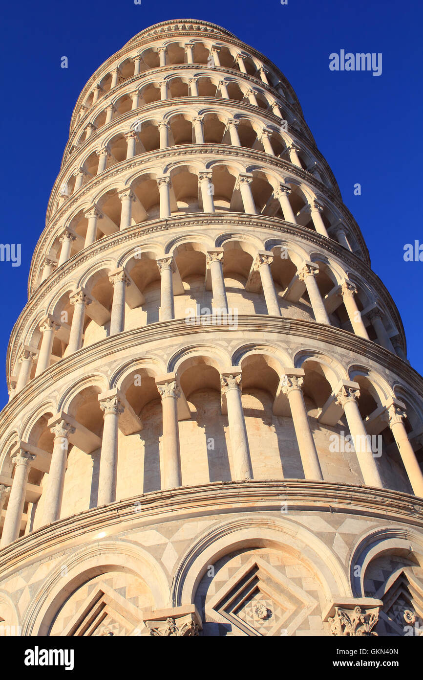 Pisa tower closeup Stock Photo - Alamy