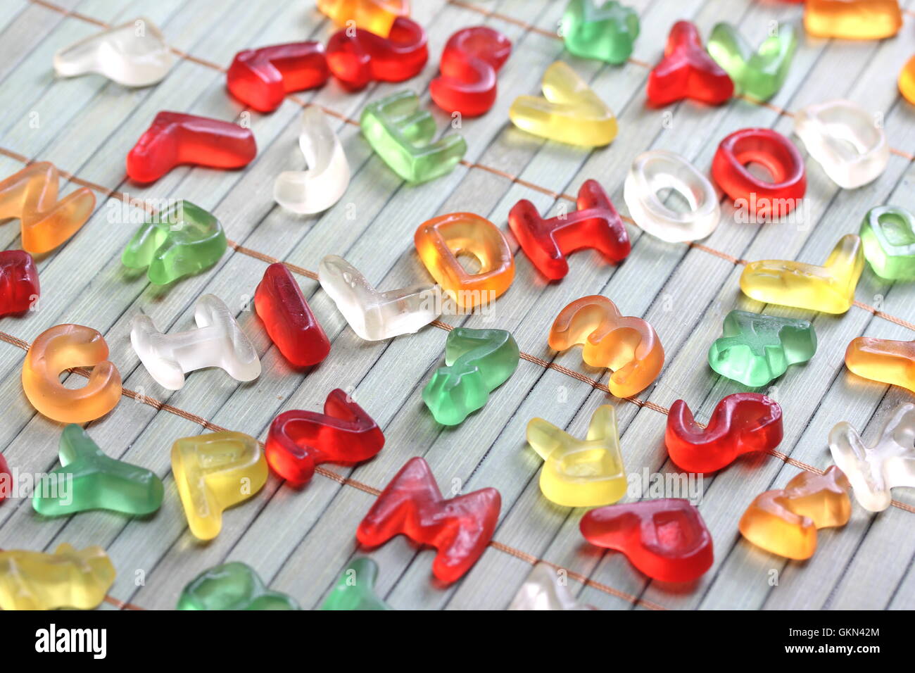 sweet letters childhood Stock Photo - Alamy