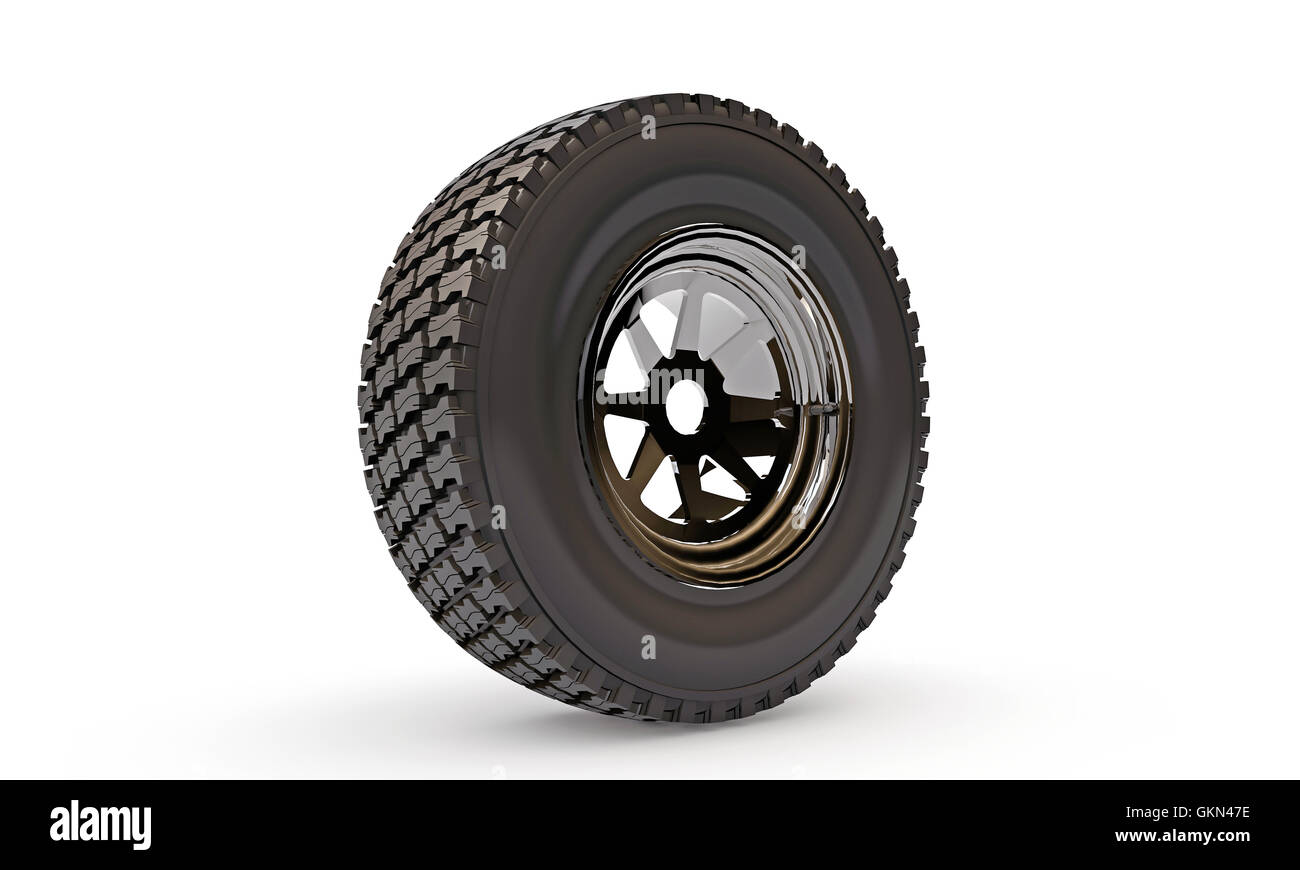 tire isolated on white background Stock Photo - Alamy