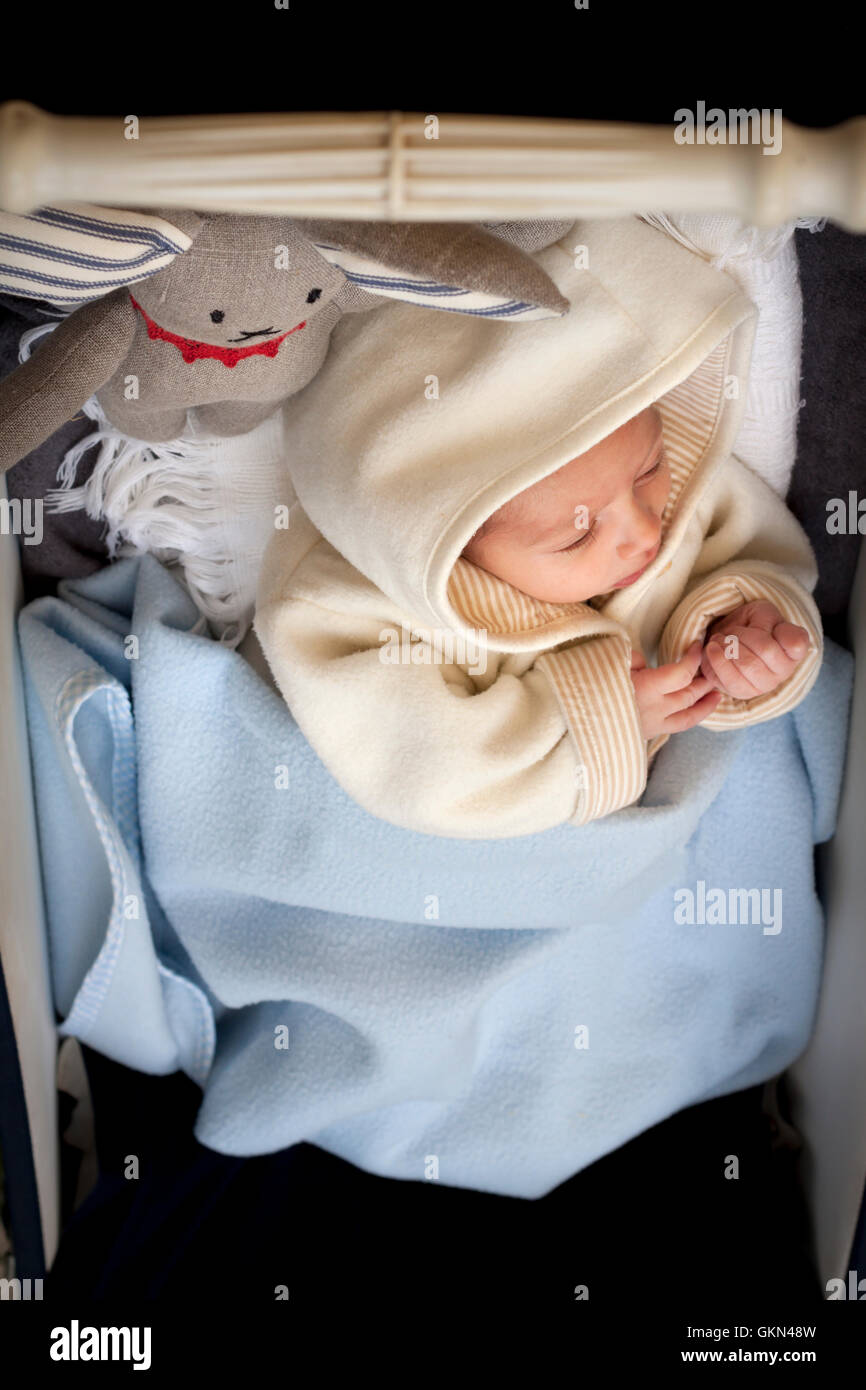 Child napping pram hi-res stock photography and images - Alamy