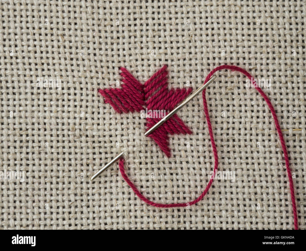 Wool thread embroidery hi-res stock photography and images - Alamy