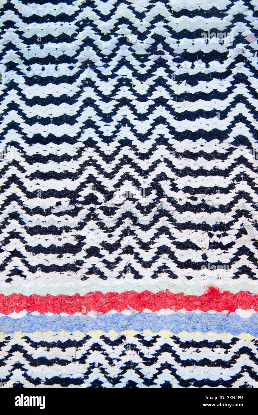 Blue and white rug hi-res stock photography and images - Alamy