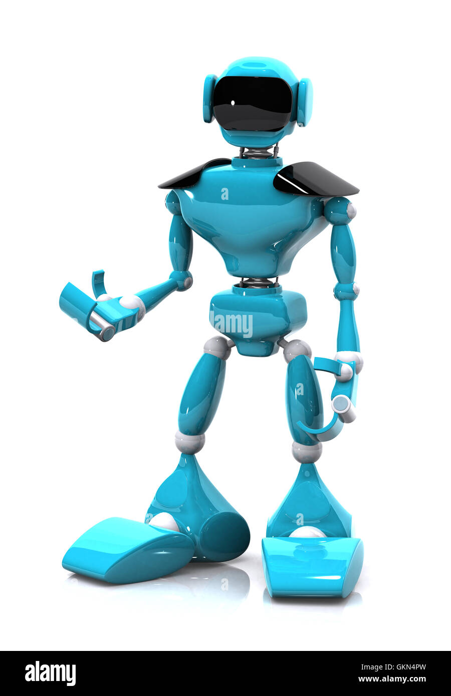 Old scifi robot Cut Out Stock Images & Pictures - Alamy
