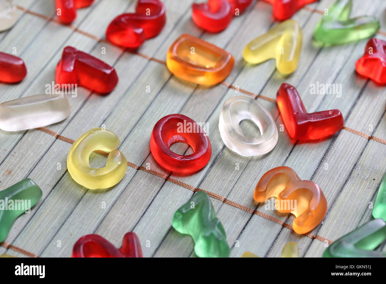 sweet letters cool Stock Photo - Alamy