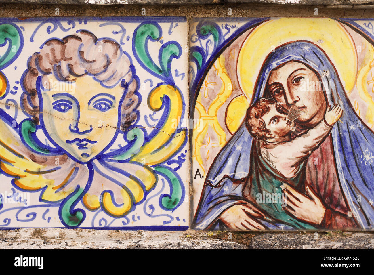 Sicily ceramic tiles hi-res stock photography and images - Alamy