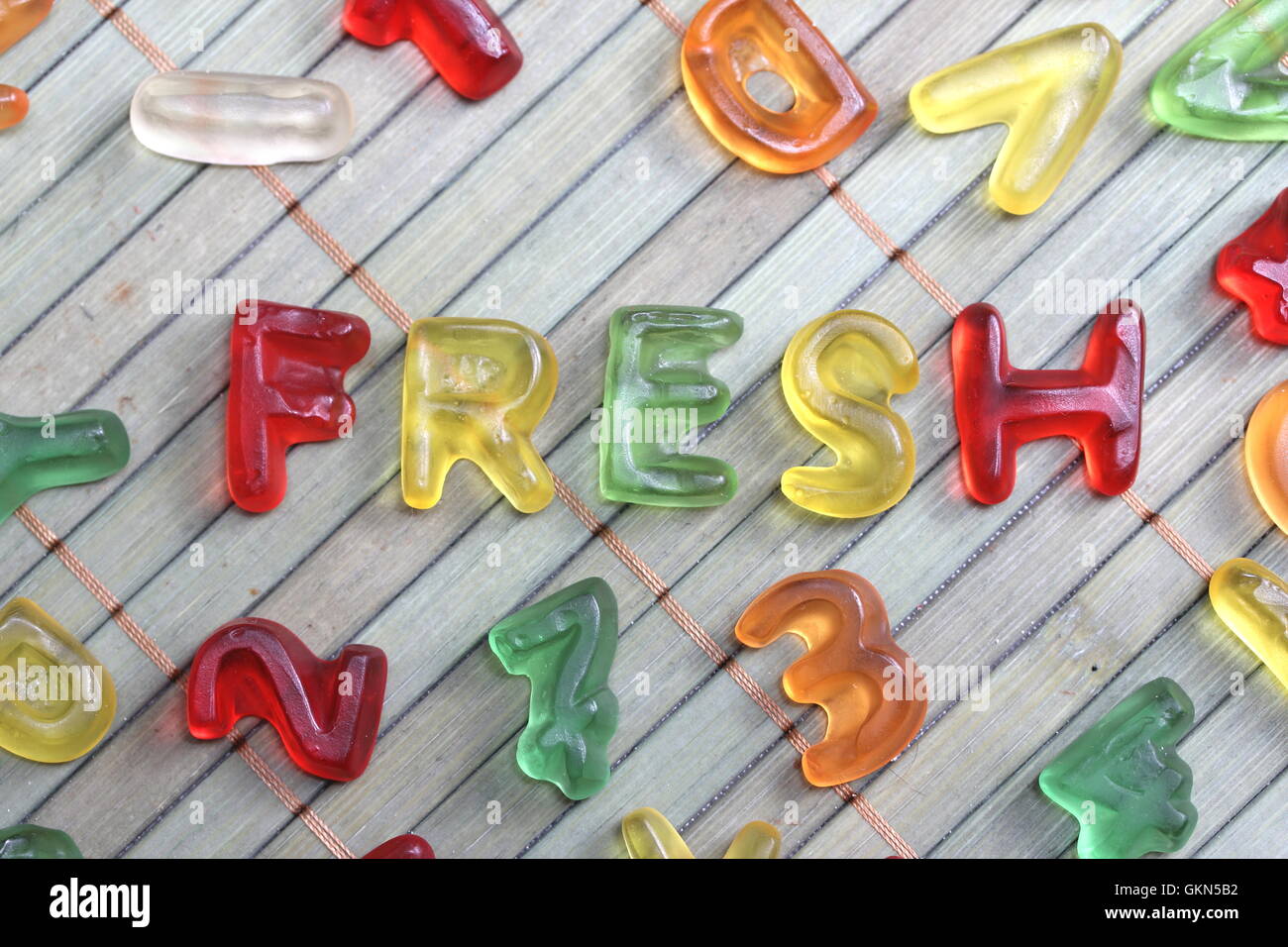 sweet letters fresh Stock Photo - Alamy