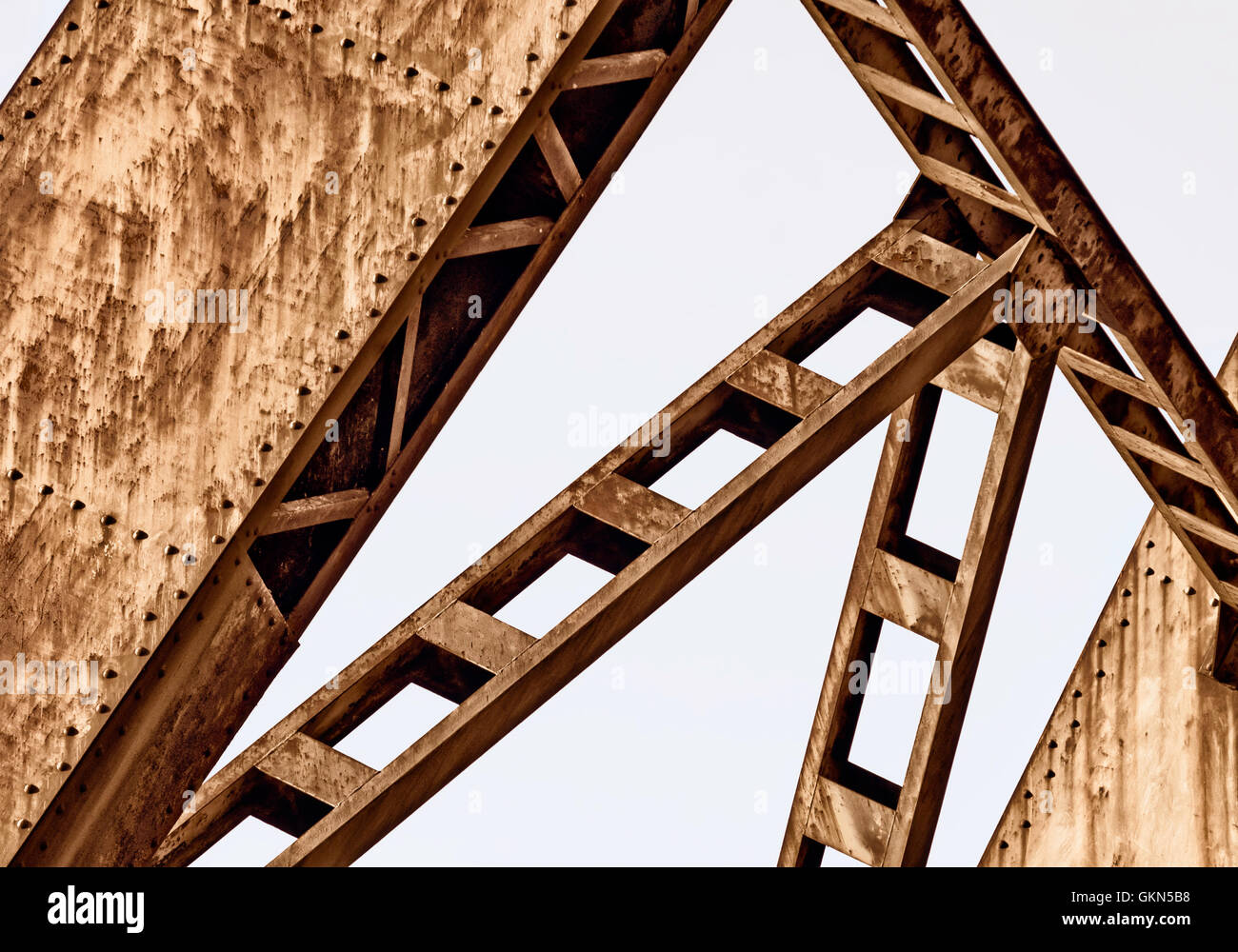 rusty metal structure Stock Photo - Alamy