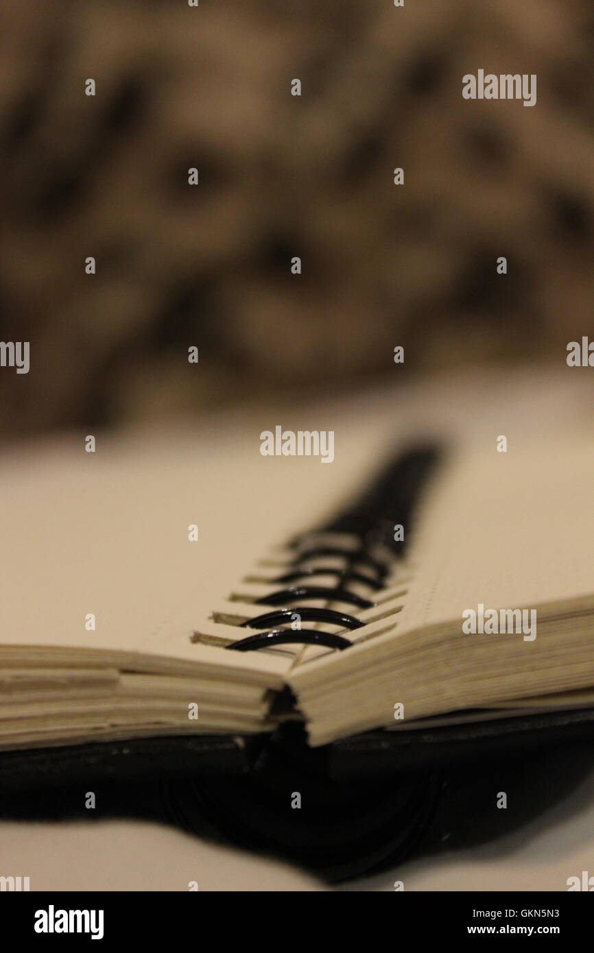 Black ringed notebook hi-res stock photography and images - Alamy