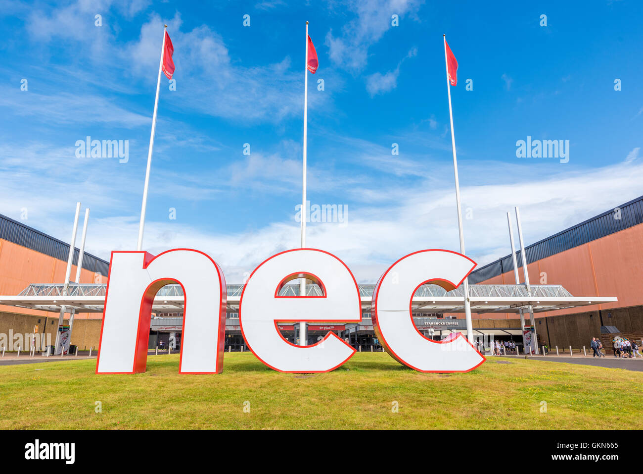The NEC sign in Birmingham Stock Photo - Alamy
