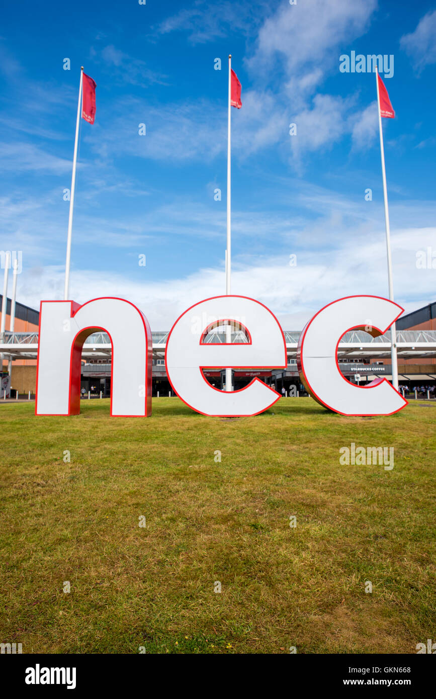 The NEC sign in Birmingham Stock Photo - Alamy