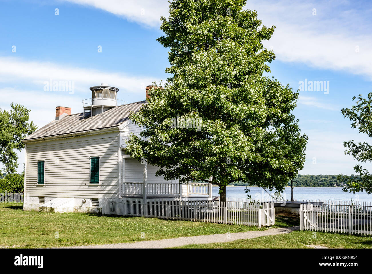 Jones Point Lighthouse, Jones Point Park, Alexandria, Virginia Stock ...