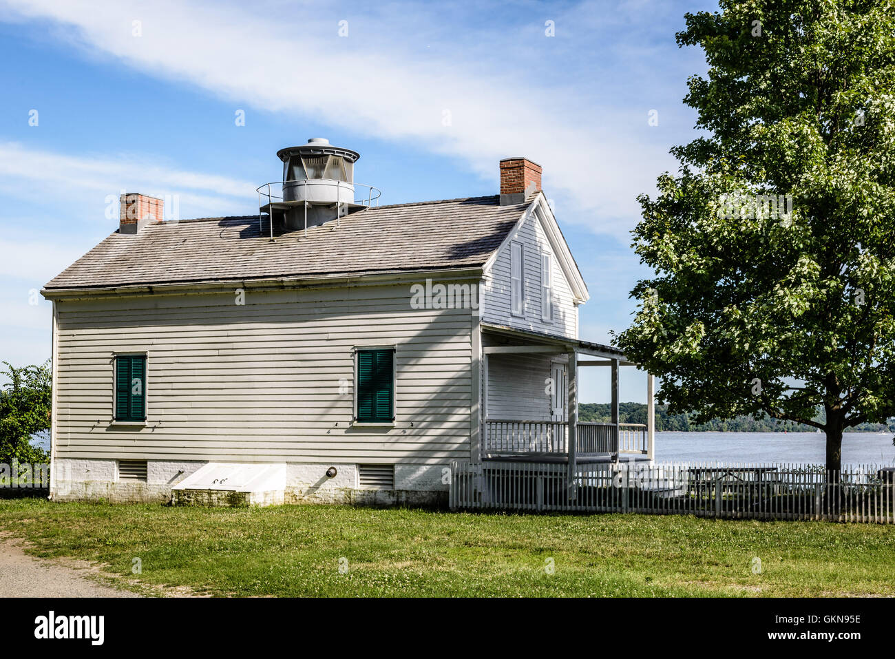Jones Point Lighthouse, Jones Point Park, Alexandria, Virginia Stock ...