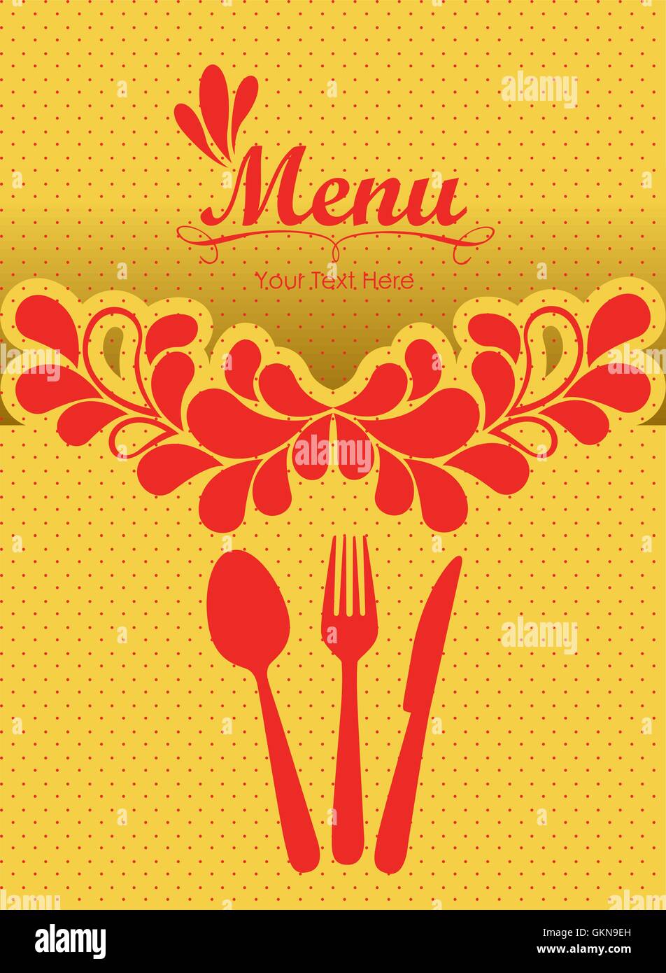 Illustration of Menu retro Vintage restaurant menu vector illust Stock ...