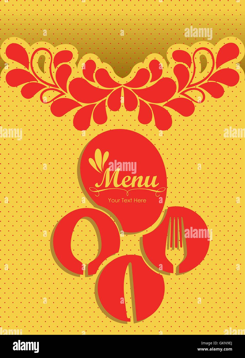 Illustration of Menu retro Vintage restaurant menu vector illust Stock ...