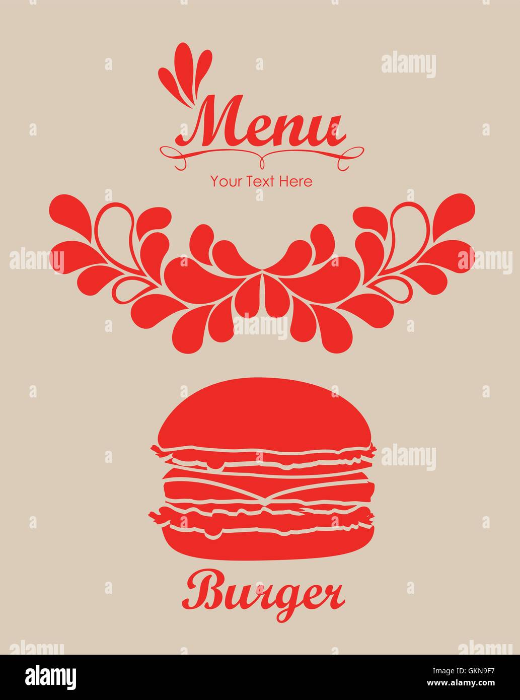 Illustration of Menu retro Vintage restaurant menu vector illust Stock ...