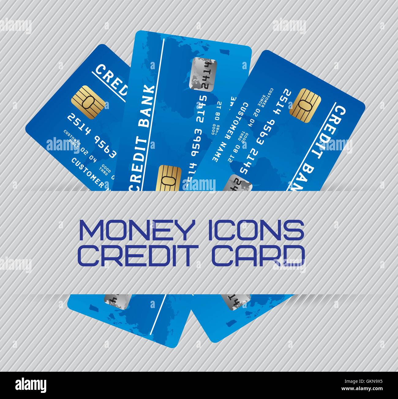 illustration of icons of money credit card illustrations vector Stock ...