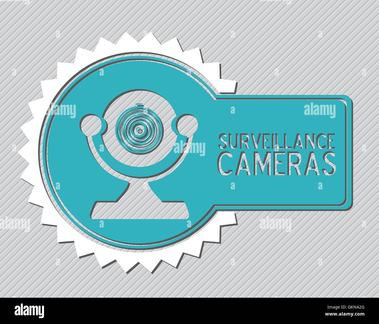 Illustration of security camera security cameras icons vector il Stock ...