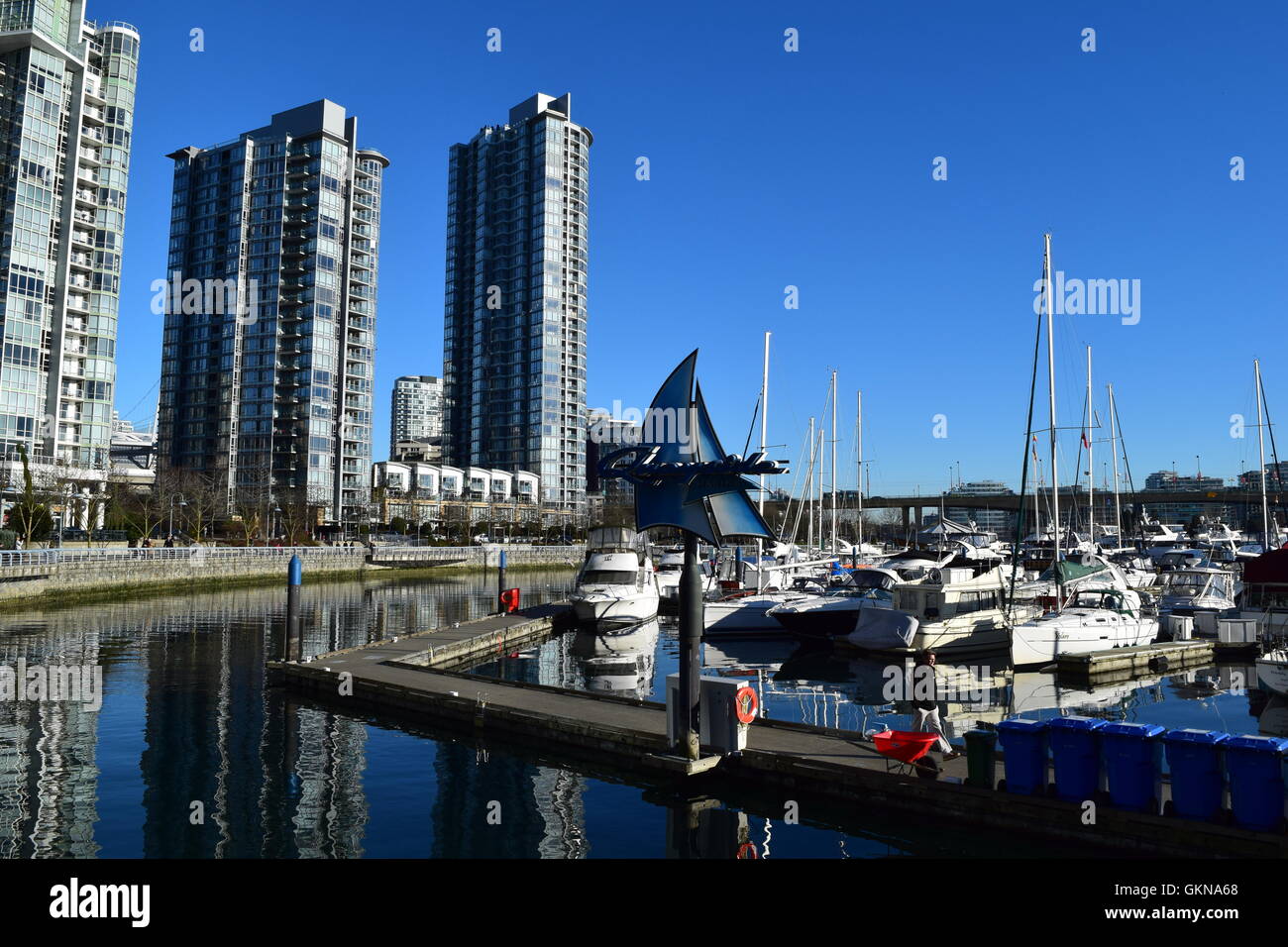 Cityscape false creek sky architecture hi-res stock photography and ...