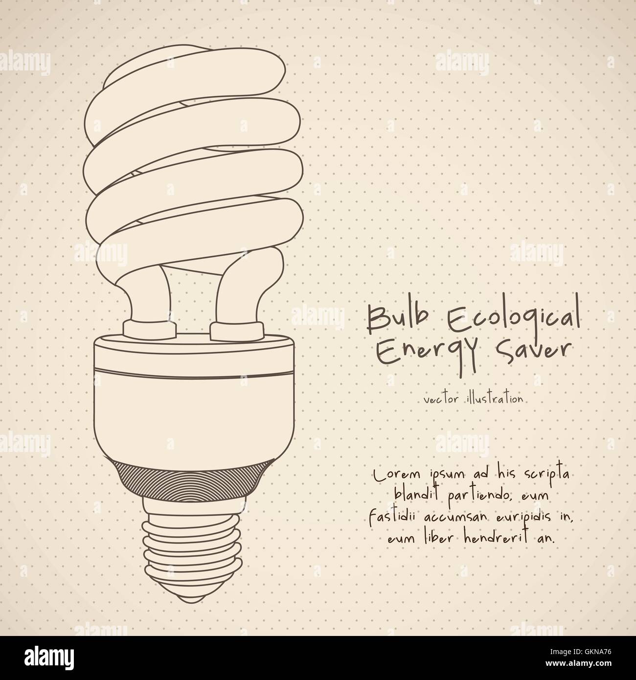 Illustration of energy saving bulbs vector illustration Stock Vector ...