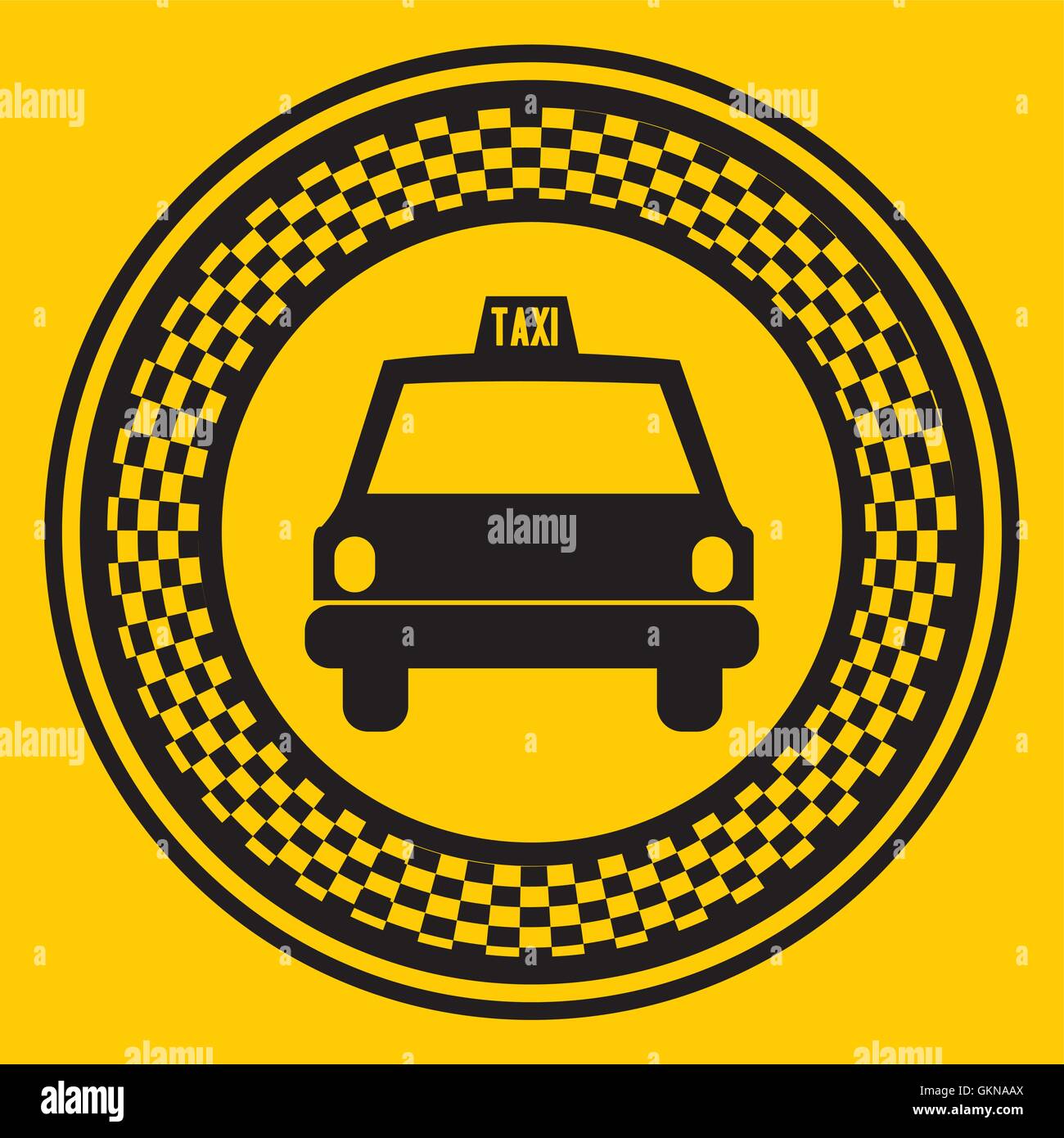 Illustration of taxi icons transport industry vector illustratio Stock ...