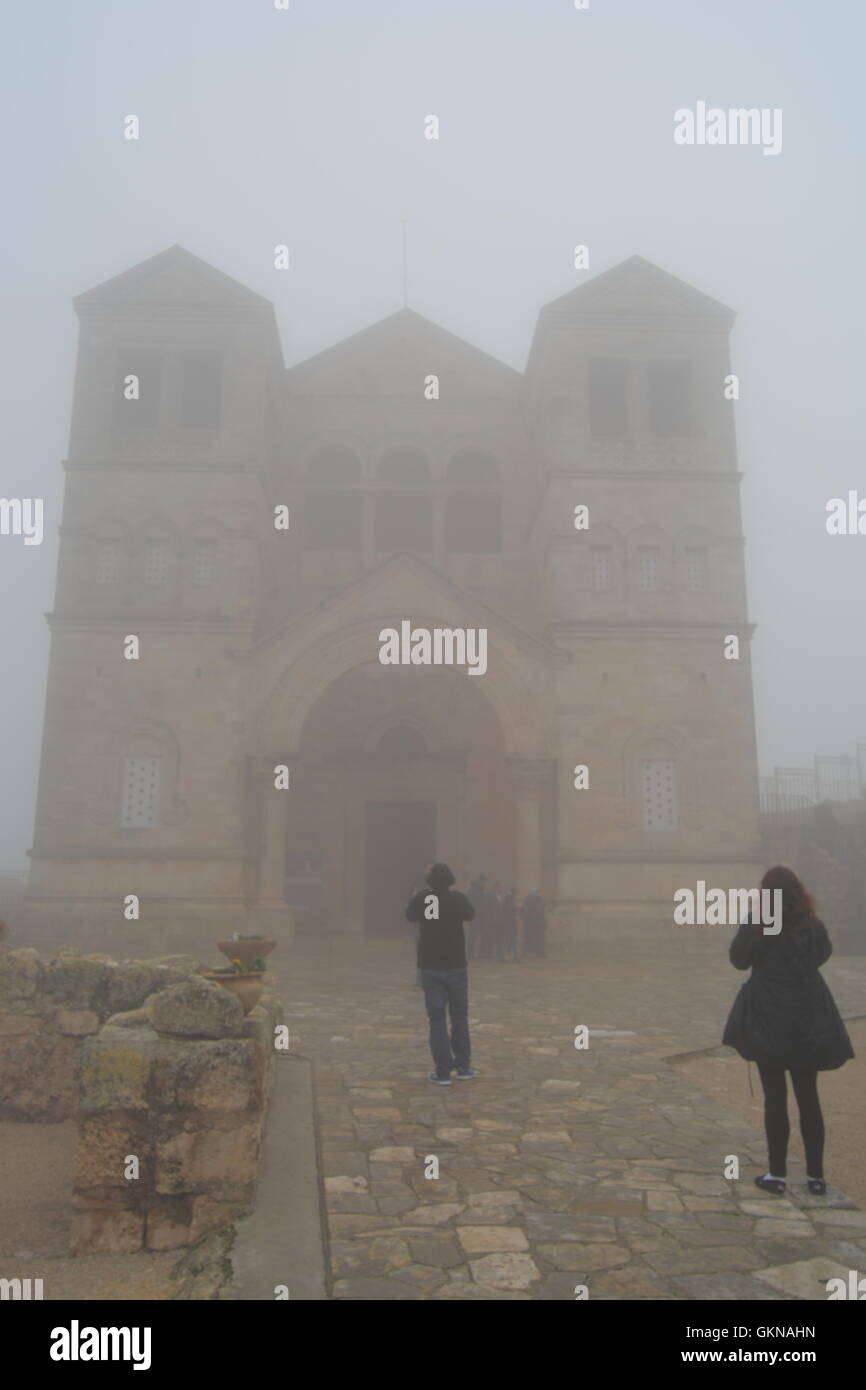 Church of Transfiguration, Mt. Tabor, Israel Stock Photo - Alamy