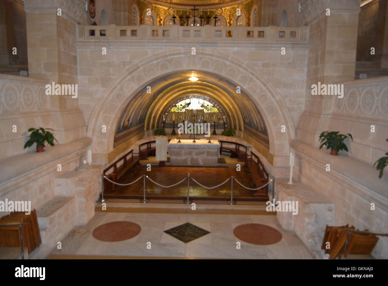 Church of Transfiguration, Mt. Tabor, Israel Stock Photo - Alamy