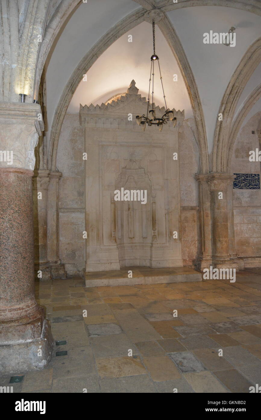 Cenacle, Upper Room, the Last Supper, Jerusalem, Israel Stock Photo - Alamy