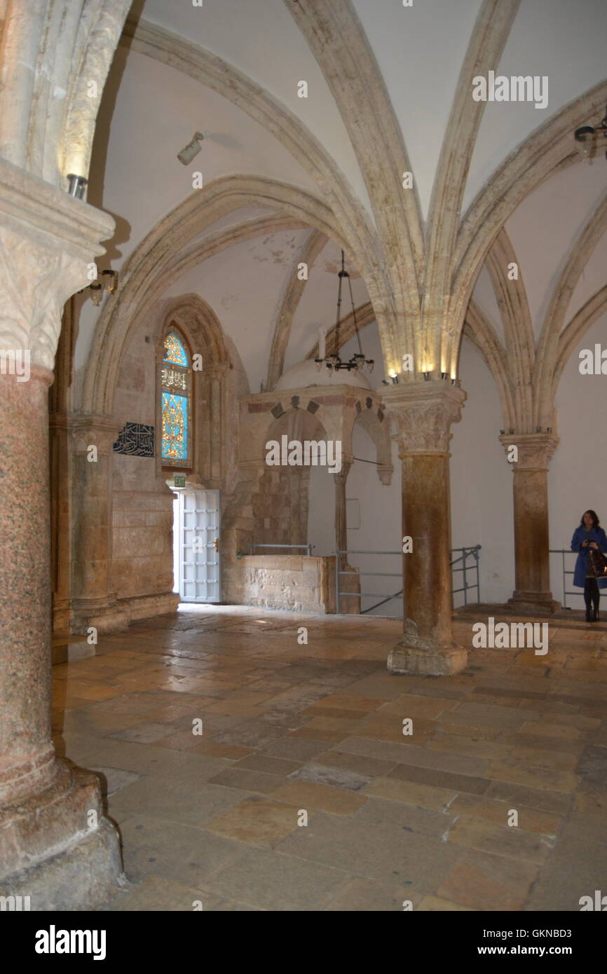 Cenacle, Upper Room, the Last Supper, Jerusalem, Israel Stock Photo - Alamy