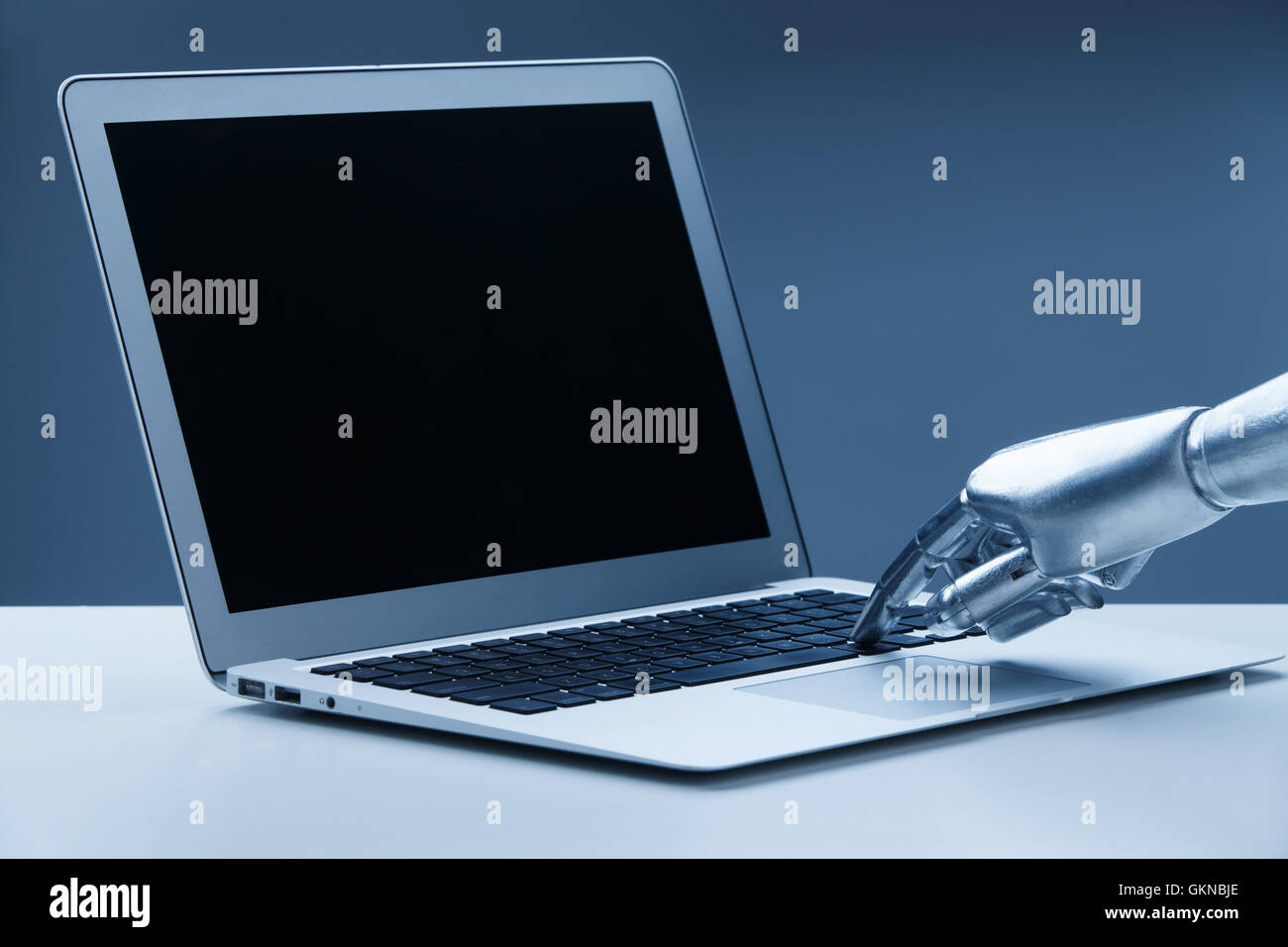 Manipulator and computer Stock Photo - Alamy