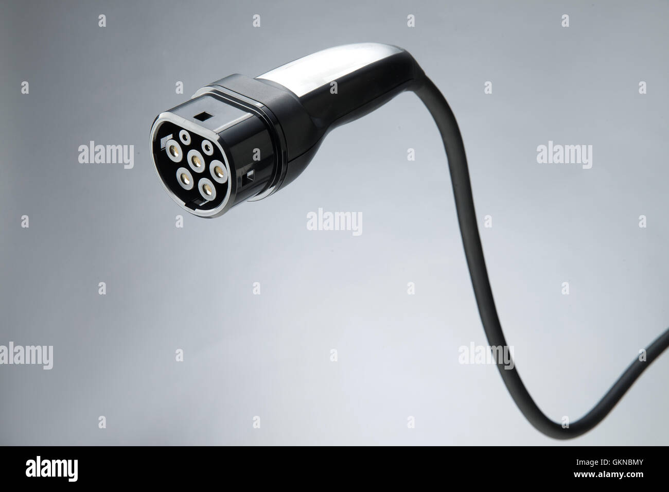 Automobile charging handle Stock Photo - Alamy